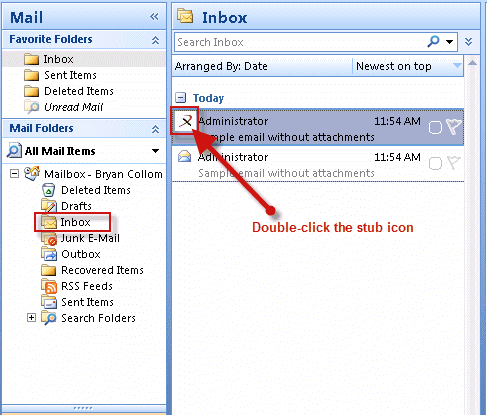 Recall Messages - Outlook Application